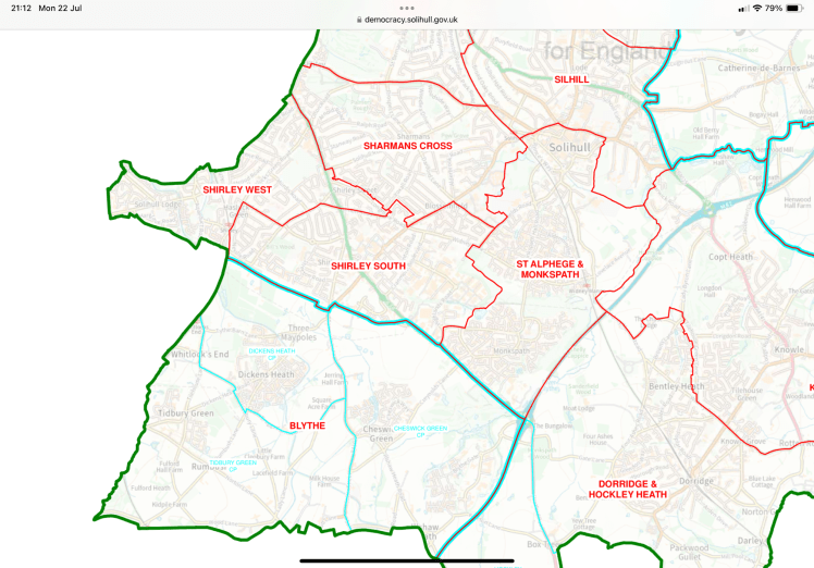Local Government Boundary Review – Response to LGBCE Proposals – Solihull – Ken Hawkins